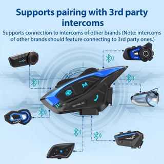 Jual INTERCOM GEARELEC shark pro Sepeda Motor Bluetooth Intercom ...