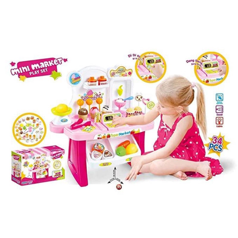 Jual Mainan Anak Minimarket Playset | Shopee Indonesia