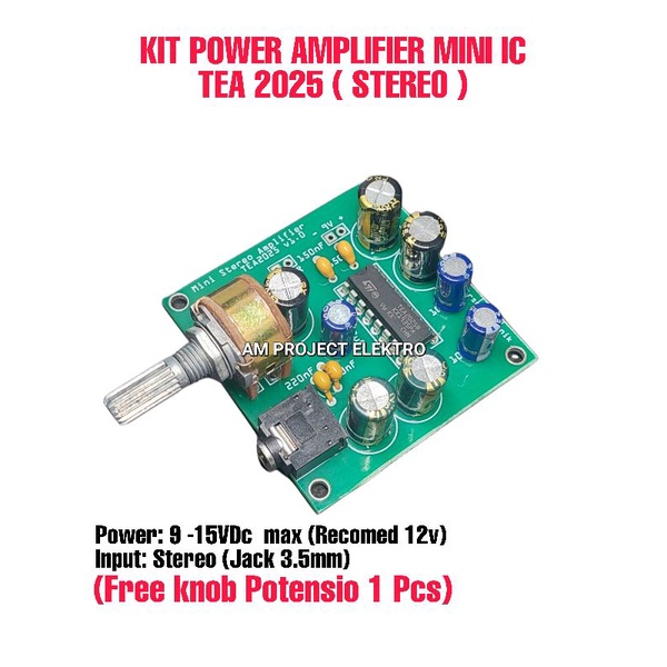 Jual Kit Power Amplifier TEA 2025 Stereo Power Tea2025 Amplifier mini | Shopee Indonesia
