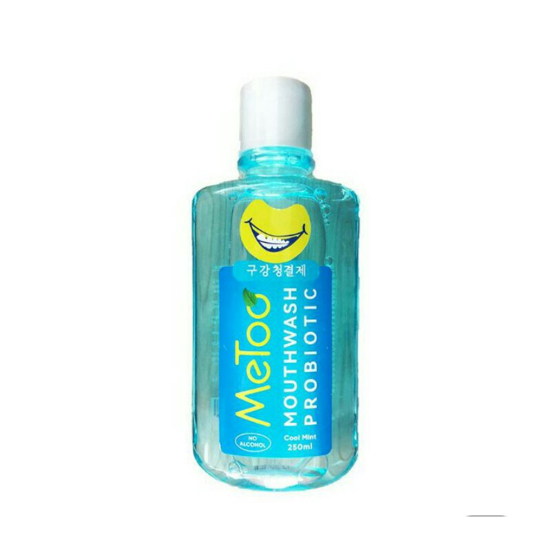 Jual MeToo Mouthwash Cool Mint Obat Kumur Probiotik 250 ml | Shopee ...