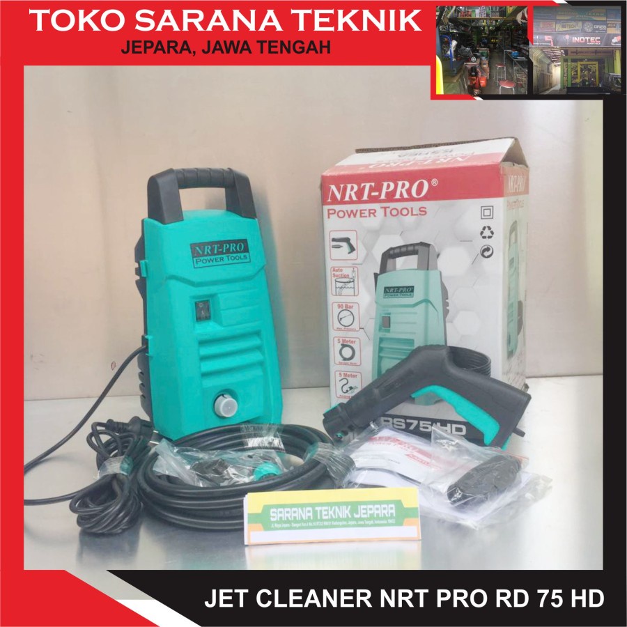 Jual JET CLEANER / CUCI MOBIL NRT PRO RD 75 HD | Shopee Indonesia