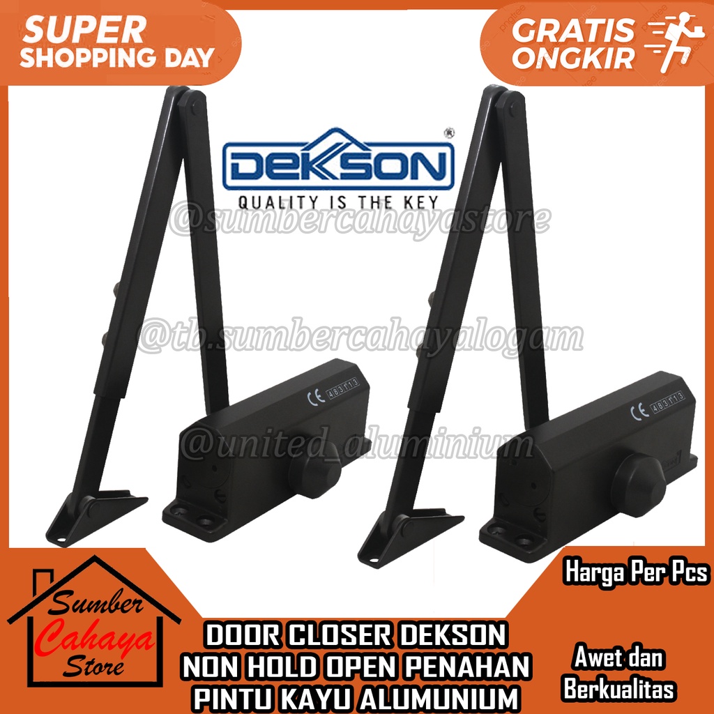 Jual Door Closer Dekkson Dekson Dcl 300 Nho Penutup Pintu Kayu ...
