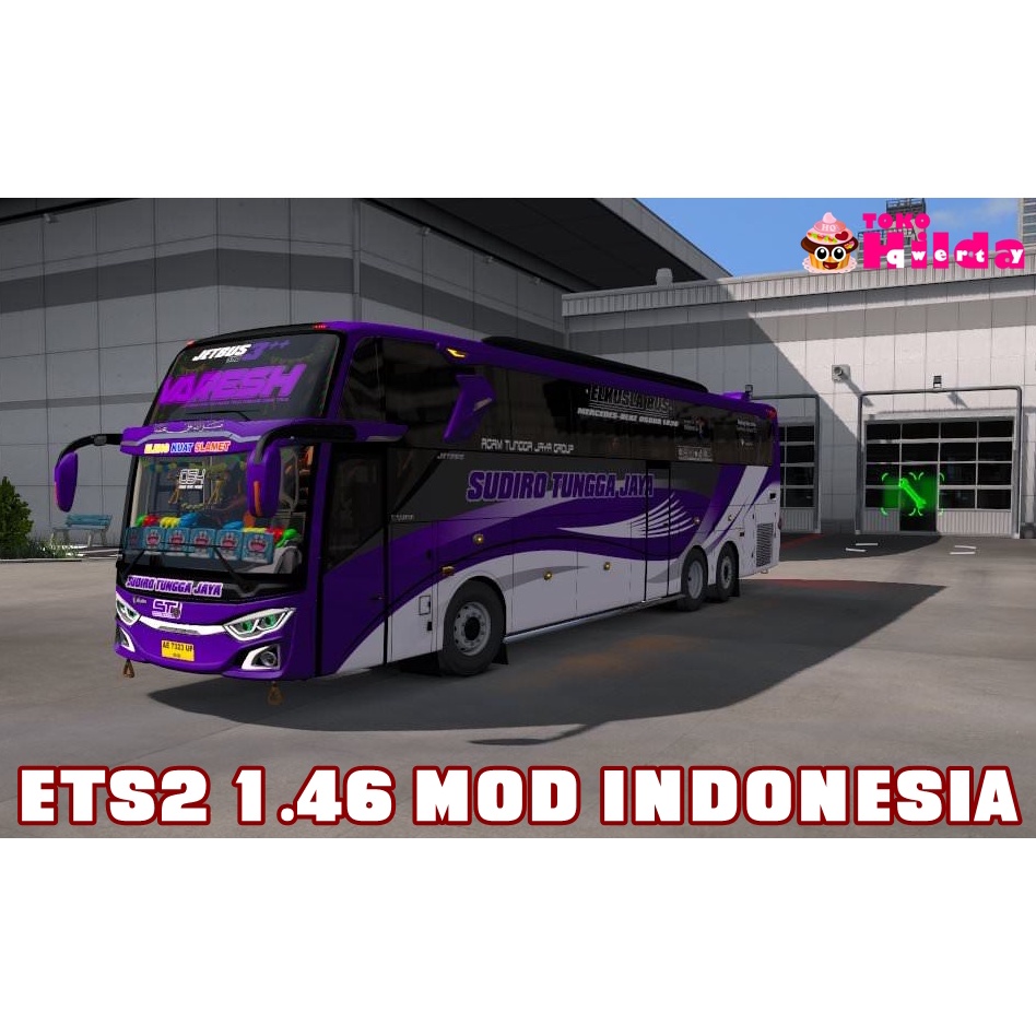Jual ETS2 1.46 + 78 DLC Mod Bus Truk Mobil dan Map Indonesia | Shopee ...