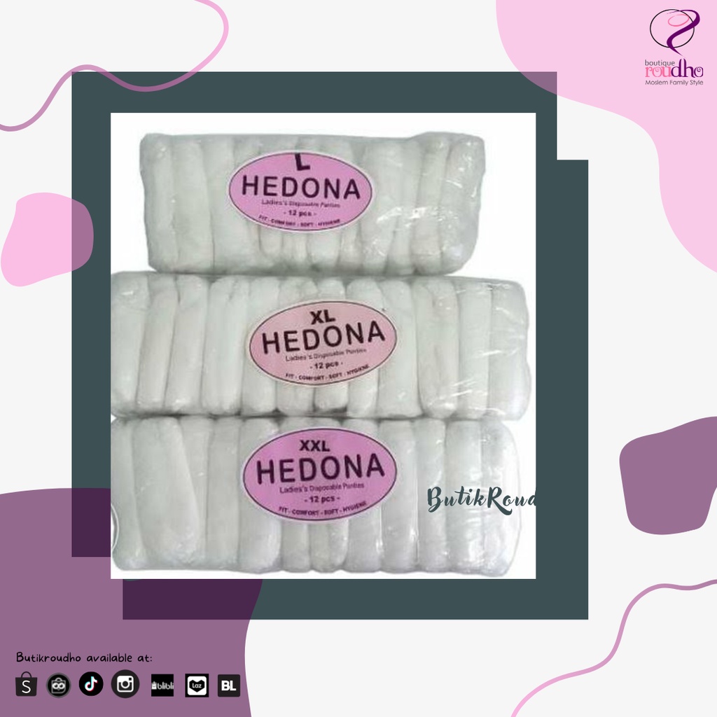 Jual Celana dalam sekali pakai hedona perempuan putih (ladies's disposable panties) | Shopee ...