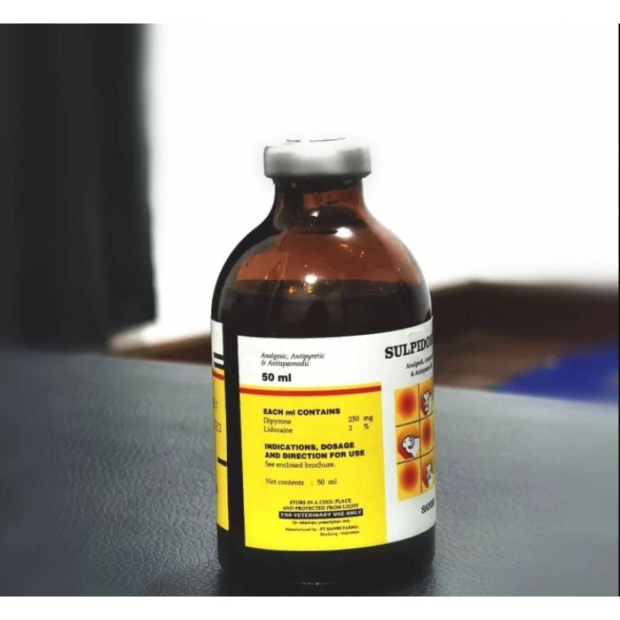 Jual Sulpidon Injeksi 100Ml Analgesik Antipiretik Pada Sapi Kambing ...