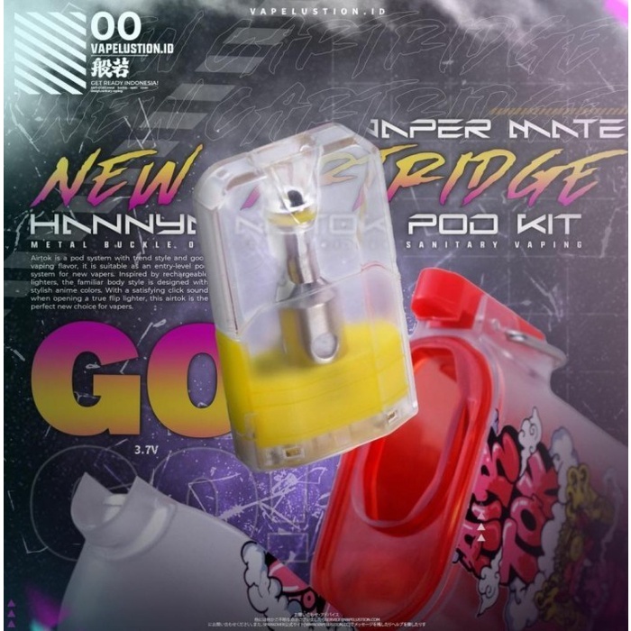 Jual CARTRIDGE HANNYA AIRTOK POD KIT BY VAPELUSTION HANYA AIR TOK ...