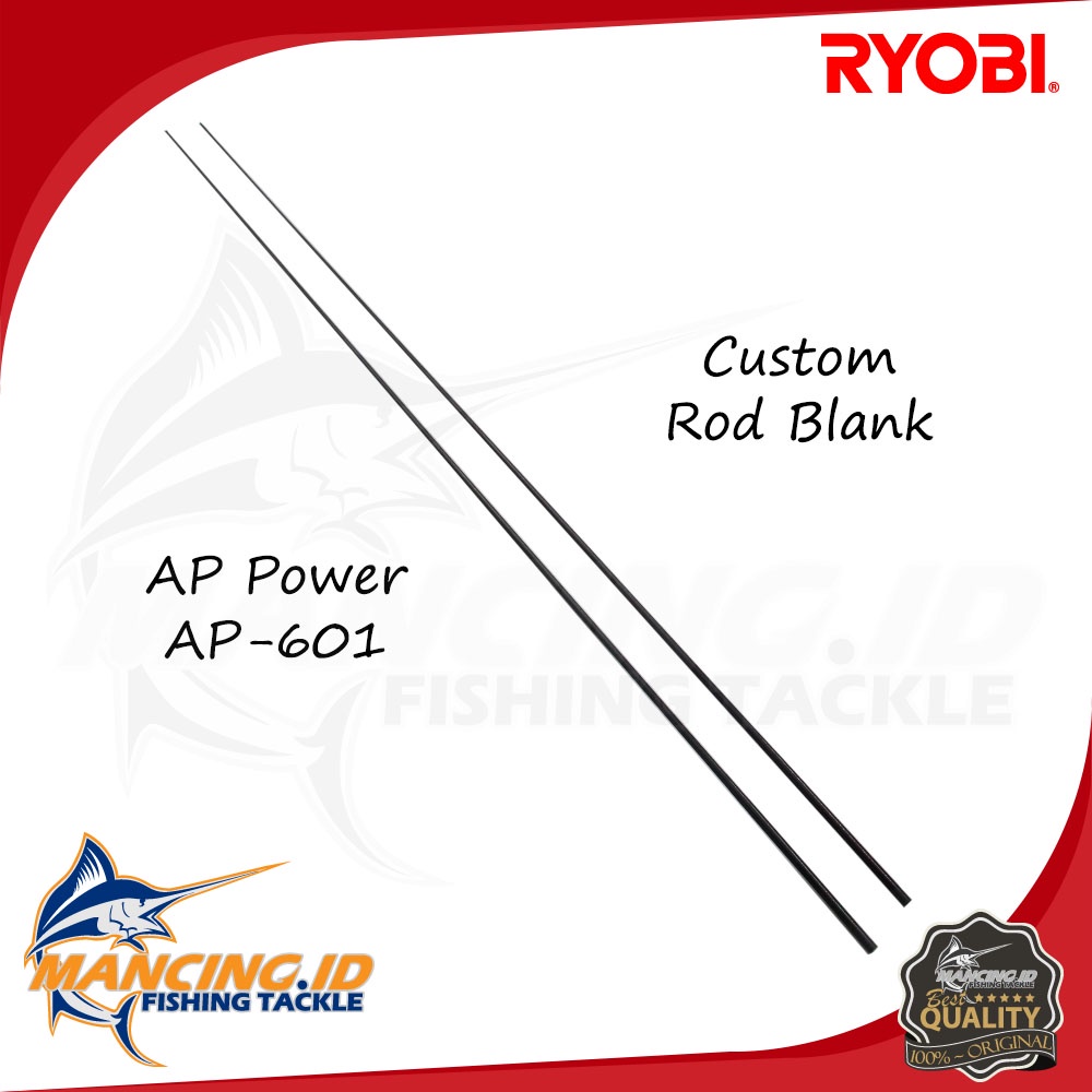 Jual Ryobi AP POWER Custom Rod BLANK Joran Pancing Laut Carbon Hollow Tongkat Pancing Custom ...