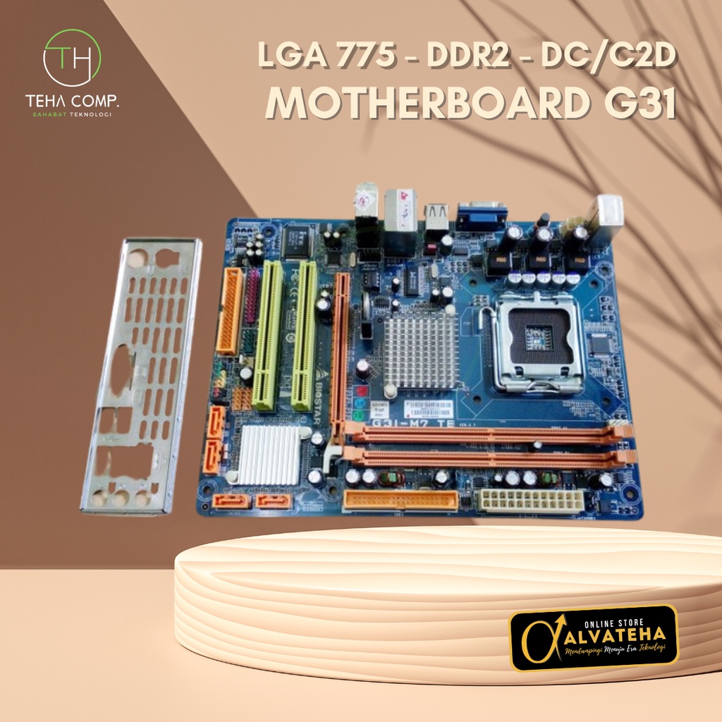 Jual Motherboard G31 DDR2 Mobo LGA 775 Prosessor Core 2 Duo Mainboard ...
