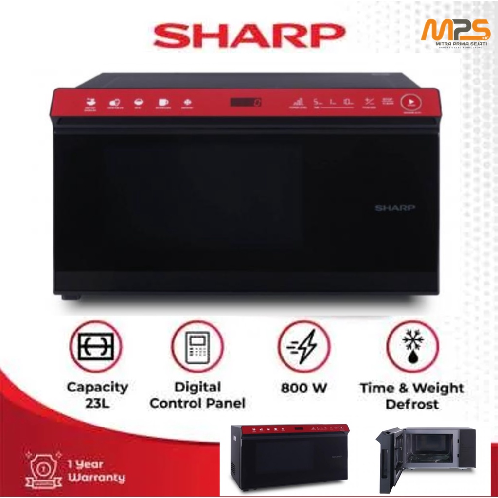 Jual Microwave Sharp R-323-DA RT - 23 Liter - Garansi Resmi Sharp ...