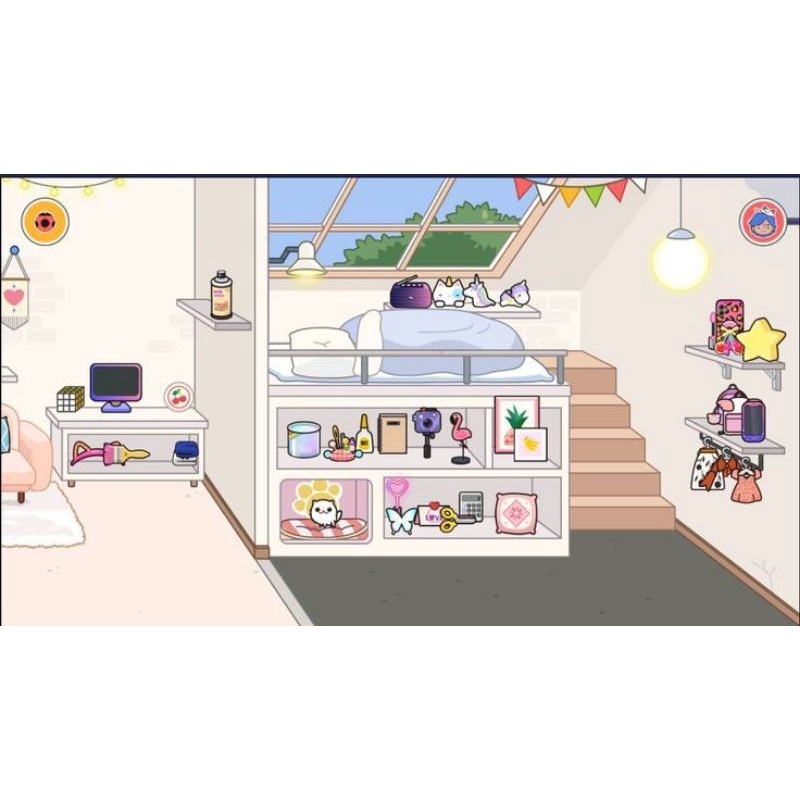 Jual Mainan Kertas TocaBoca Mainan kertas Toca Boca Life Ruangan Toca ...