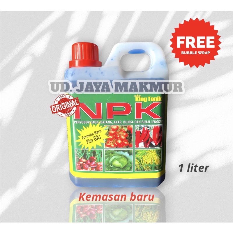 Jual KING TONIK NPK PLUS / OBAT DAUN / PUPUK DAUN / UMUM/PUPUK ORGANIK CAIR | Shopee Indonesia