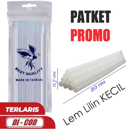 Jual ( 30 PCS ) Isi Lem Lilin Tembak KECIL - Refill Glue Gun 20 x 0,5 - Isi Lem Tembak - Harga ...