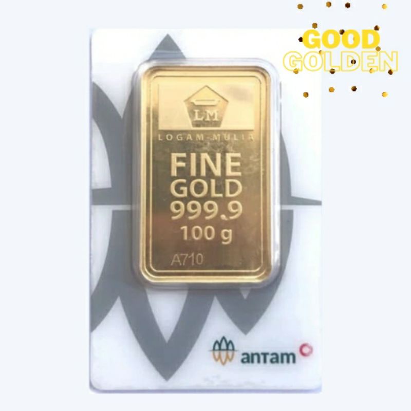Jual Logam Mulia Emas Antam 100 gram Press Certieye LM | Shopee Indonesia