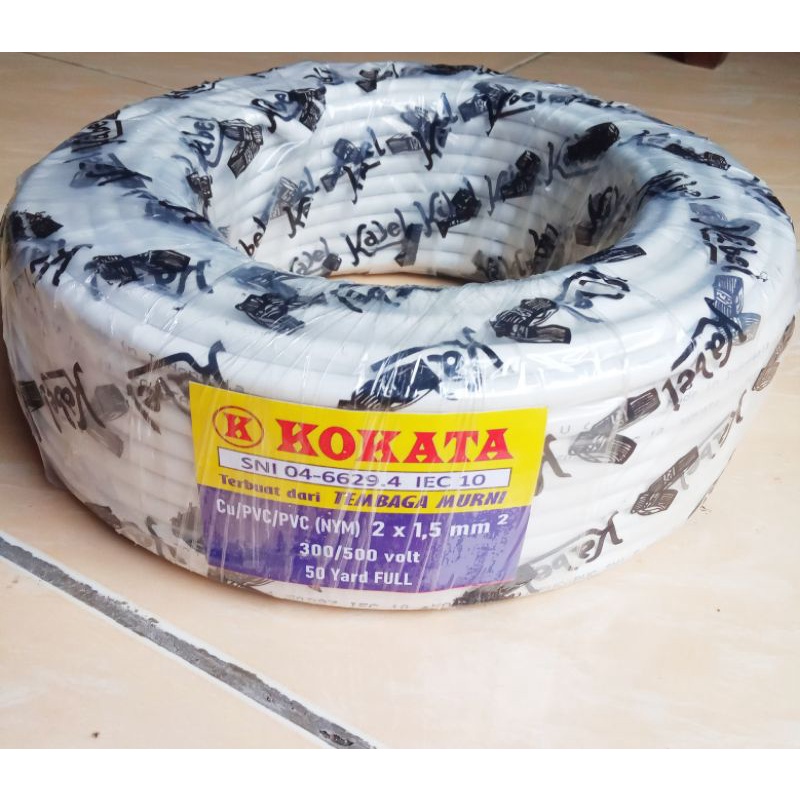 Jual KABEL LISTRIK NYM 2x1,5 KOKATA | Shopee Indonesia