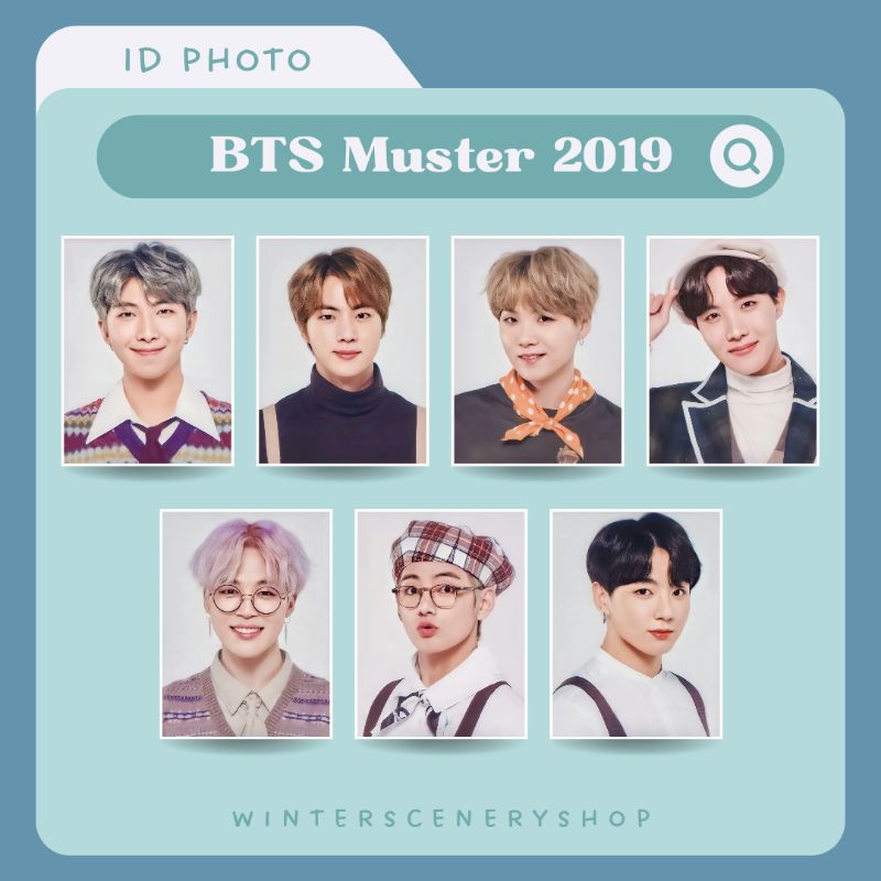 Jual Id Photo 3×4 BTS - Muster 2019 Series | Dapat 7 Id Photo | Shopee ...