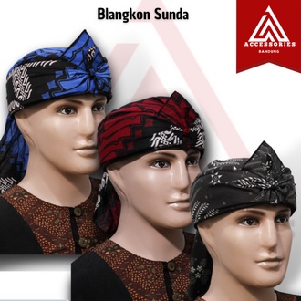 Jual IKet Blangkon sunda udeng bendo motif batik totopong sunda ...