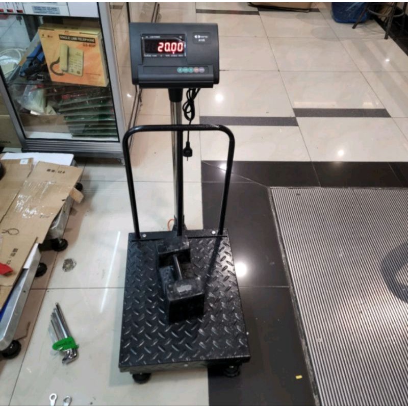 Jual timbangan duduk digital 150kg / timbangan barang 150 kg SONIC A12E | Shopee Indonesia