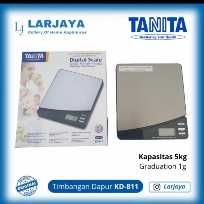 Jual Timbangan Timbangan Dapur Tanita Kd-811 | Shopee Indonesia