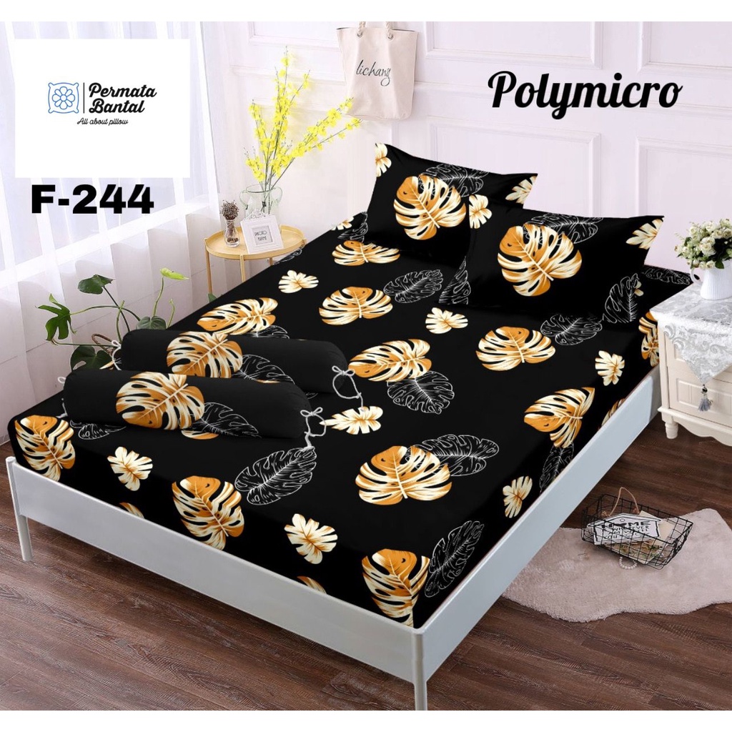 Jual Kain Katun Poly Micro Bahan Sprei Motif Panjang 1 Meter Lebar ...