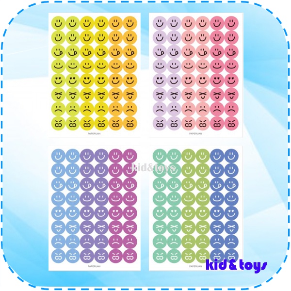 Jual 352 Stiker Huruf dan Angka Stiker Smiley Stiker Emoji Sticker ...