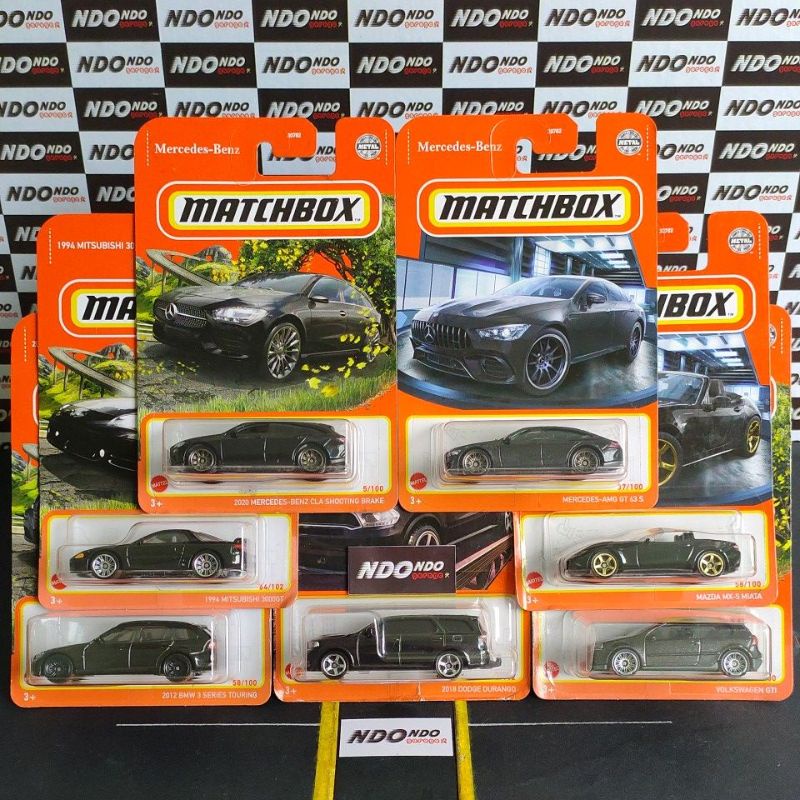 Jual Matchbox Black Cars Collection - BMW, Mercedes, VW Golf GTI, etc ...