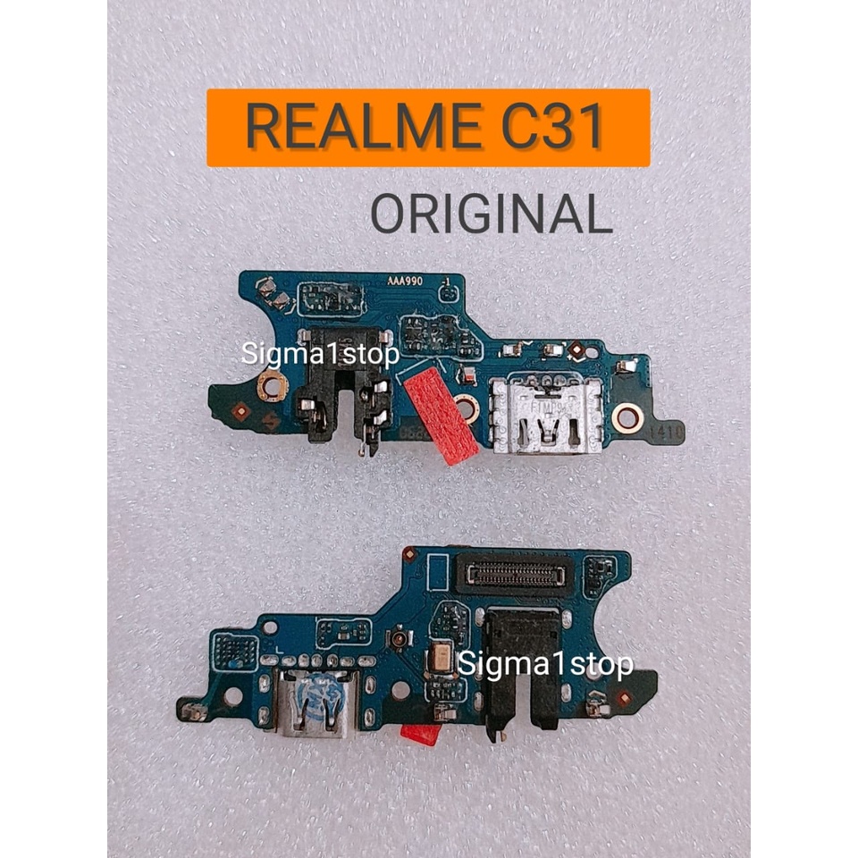 Jual REALME C31 ORIGINAL CONNECTOR CHARGE PLUG IN PCB BOARD PAPAN ...