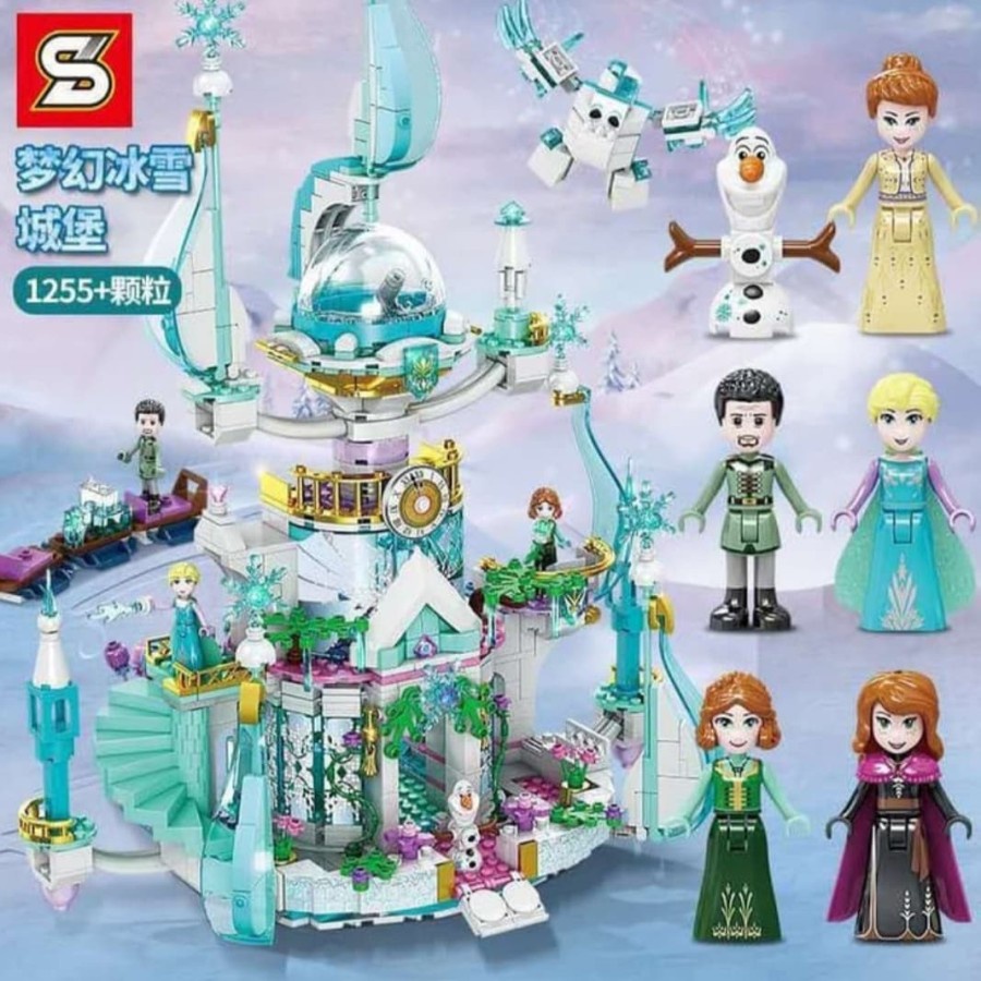 Jual MAINAN ANAK FROZEN ELSA MAGICAL ICE CASTLE SY 1458 | Shopee Indonesia