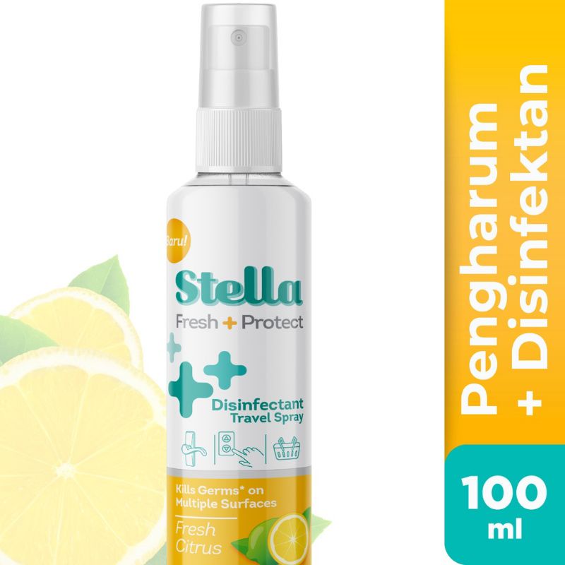 Jual Stella Fresh + Protect Disinfectant Travel Spray 100ml | Shopee ...