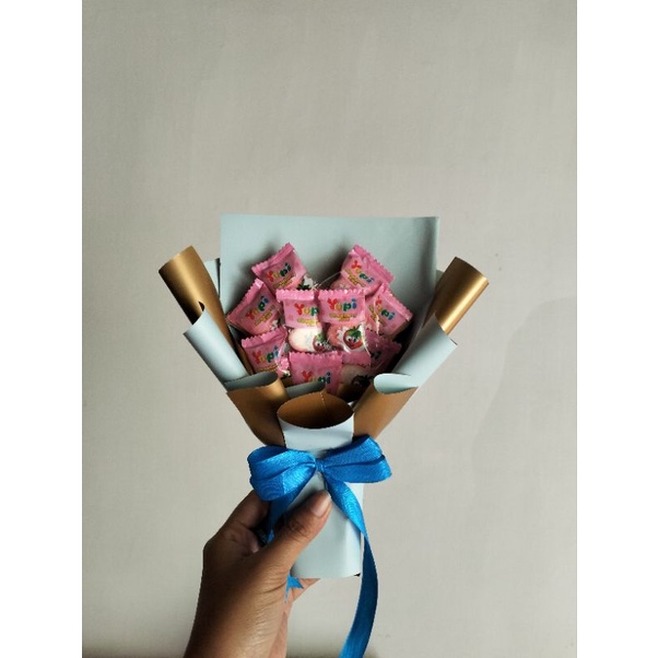 Jual Bouquet mini || Buket Permen || Buket mini || Yupi || Buket murah ...