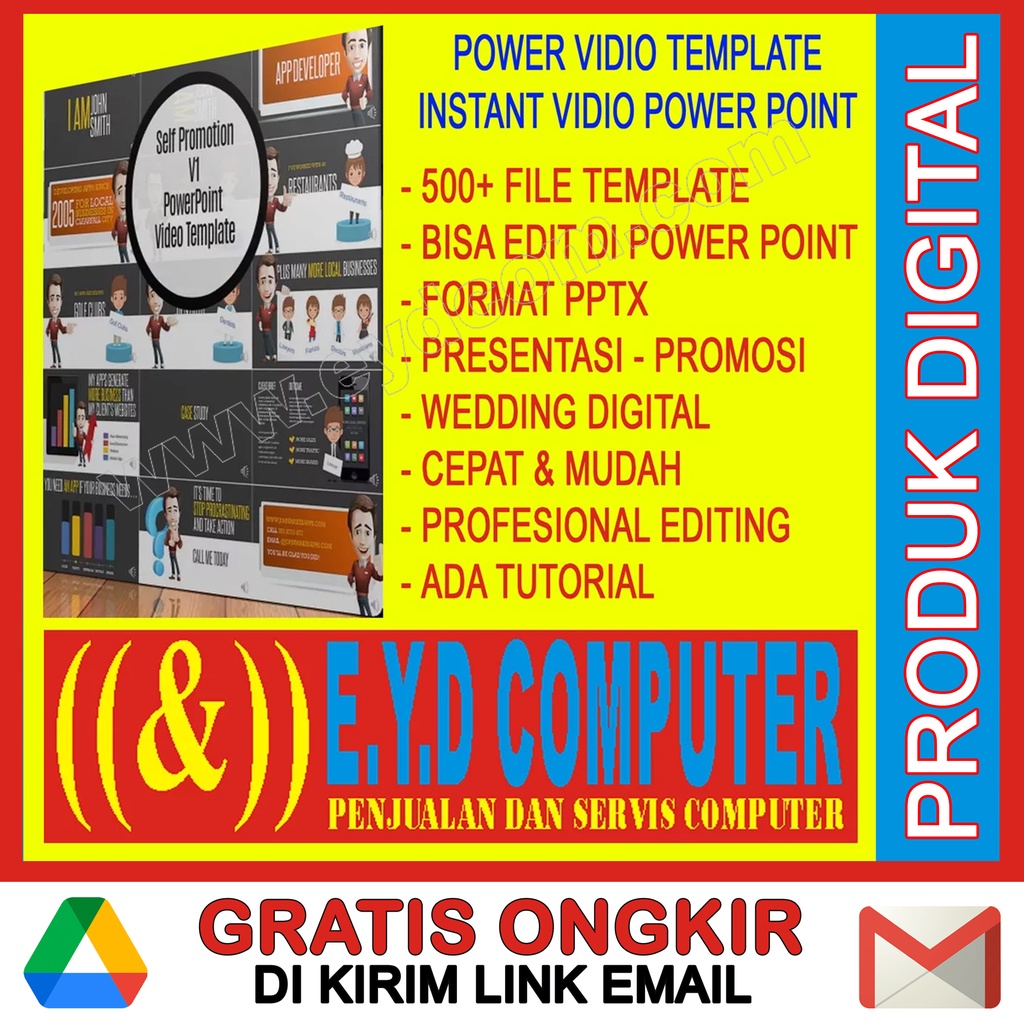 Jual POWER VIDIO TEMPLATE TM PVT052 POWER POINT INSTANT VIDIO TEMPLETE POWERPOINT EDIT PPTK ...