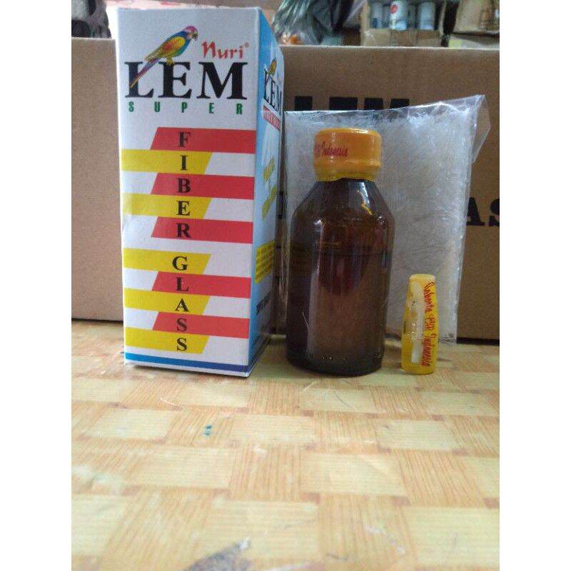 Jual HARGA TERMURAH lem fiber glass fiberglass atau lem super nuri atau ...