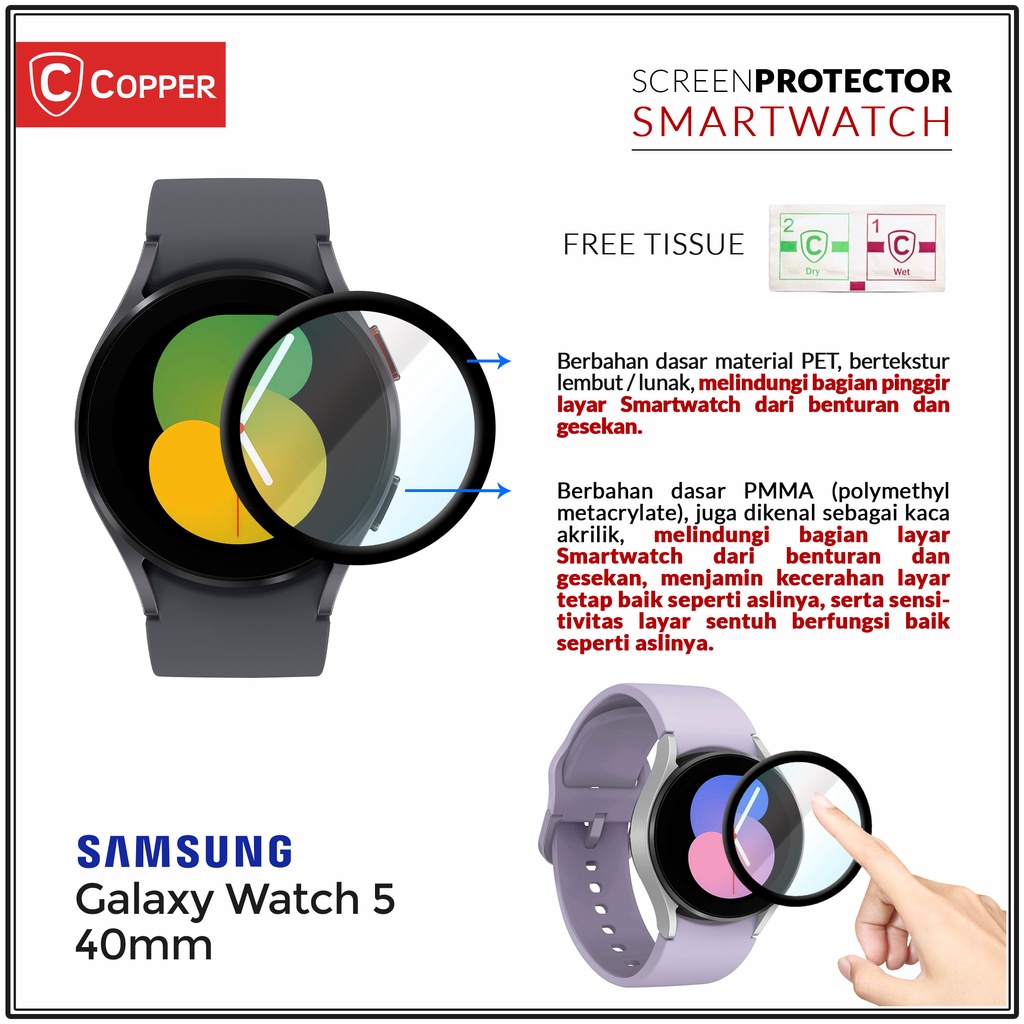 Jual Copper Polymer Smartwatch - Samsung Galaxy Watch 5 - 40mm | Shopee ...