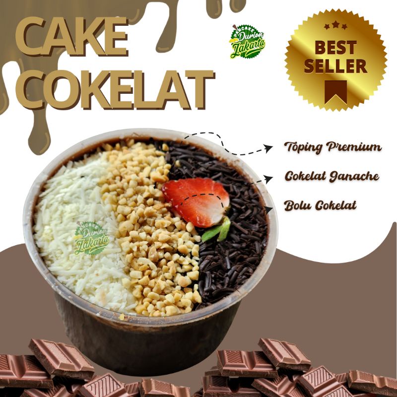 Jual Cake cokelat / cheese cake lumer 300ml | Shopee Indonesia