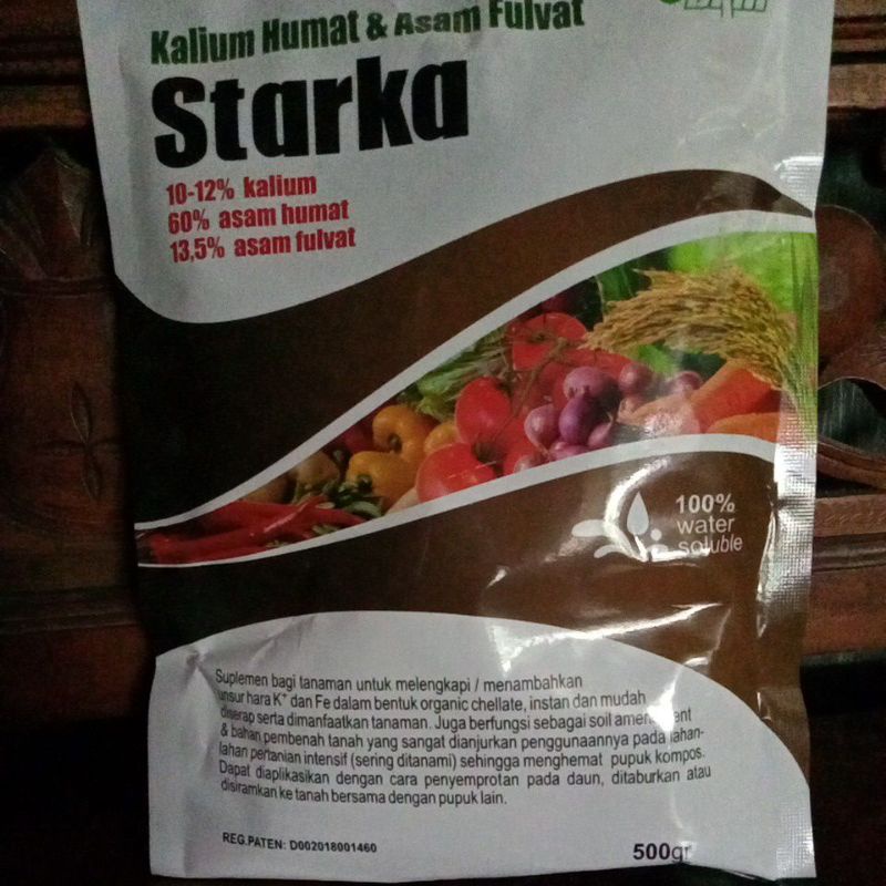 Jual Pupuk STARKA Kalium Humat dan Asam Fulvat kemasan 500g | Shopee ...