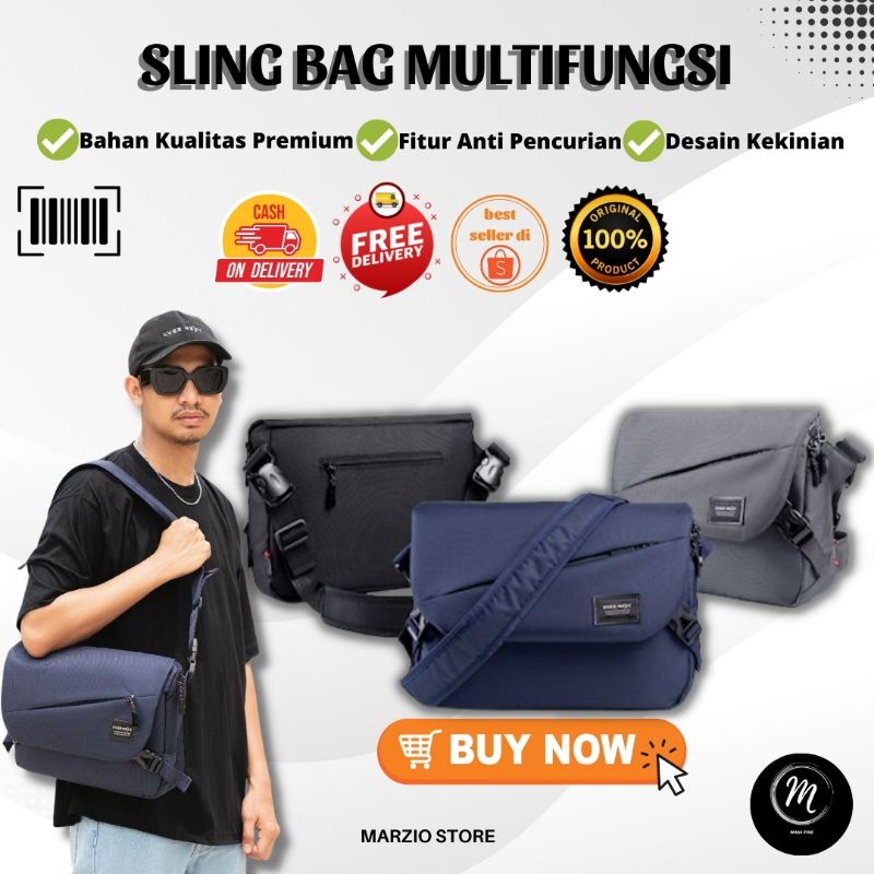 Jual Tas Selempang Tas Laptop Multifungsi Pria Messenger Bag Sling Bag ...