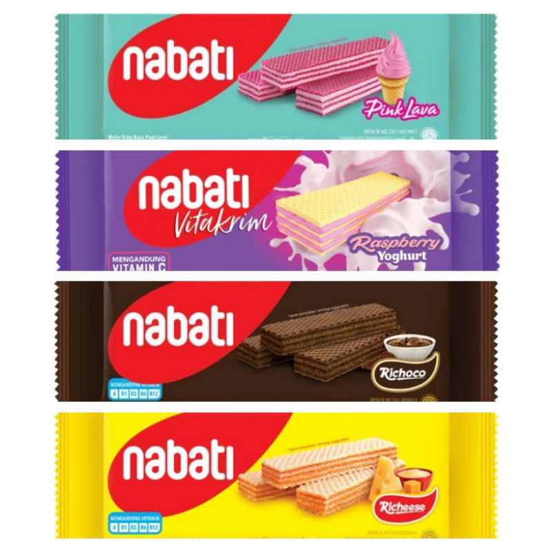 Jual Nabati Wafer Richeese Richoco Pink Lava Vitakrim Yoghurt 122 g ...