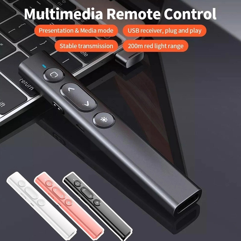 Jual Wireless Red Light Presenter Pointers Pen Powerpoint Training ...