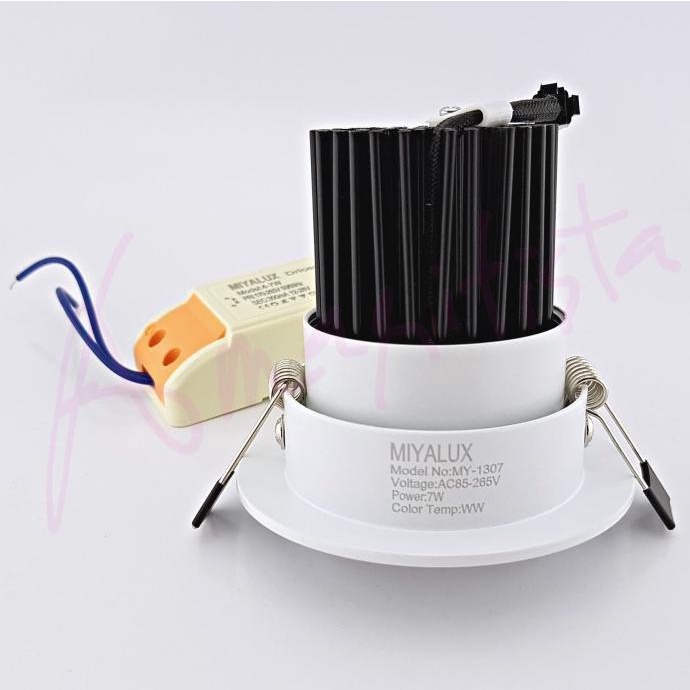 Jual Lampu Downlight LED COB 7W Miyalux Body Putih Model : MY-1307 2,5 inch | Shopee Indonesia