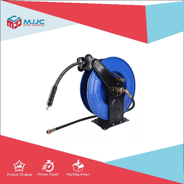 Jual Hose Reel High Pressure Jet Washer Auto Retractable Heavy Duty ...