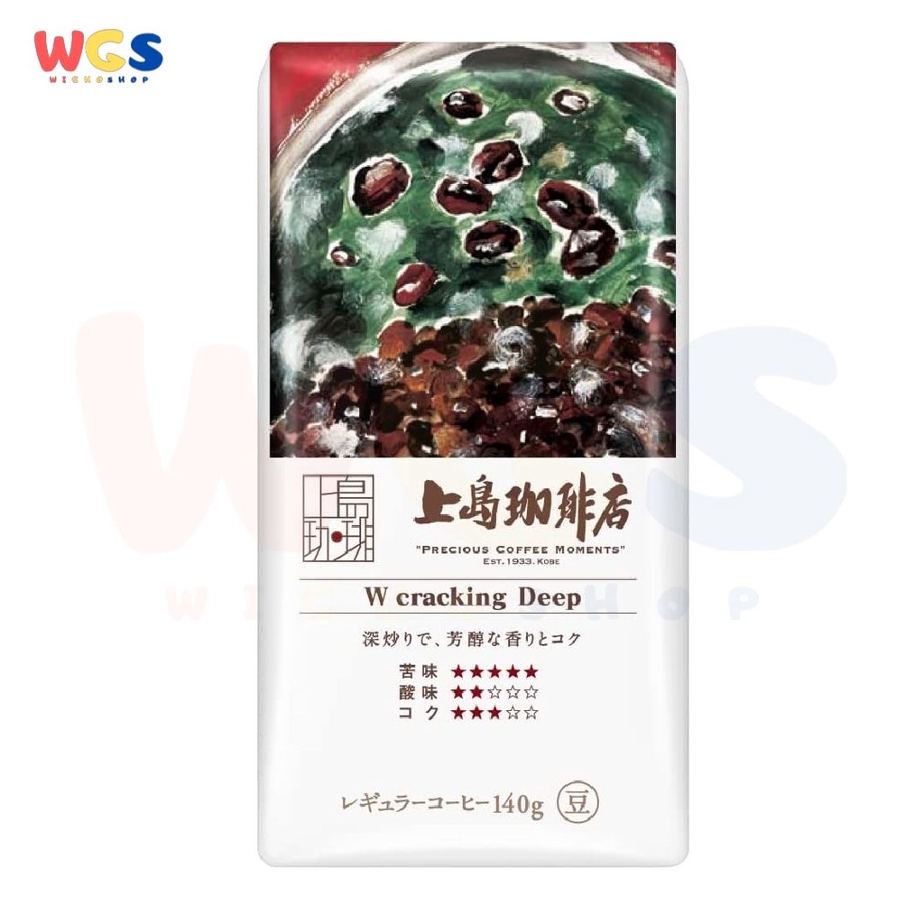Jual UCC Ueshima Coffee Shop Roasted Beans W Cracking Deep 140g ...