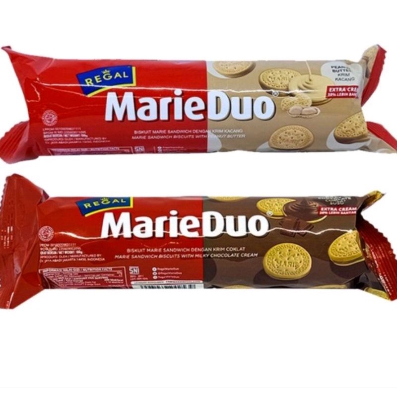 Jual REGAL BISKUIT MARIE DUO ROLL 100 GR | Shopee Indonesia