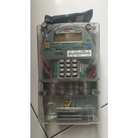 Jual KWH METER ITRON 5/60A PRABAYAR 1FASE | Shopee Indonesia