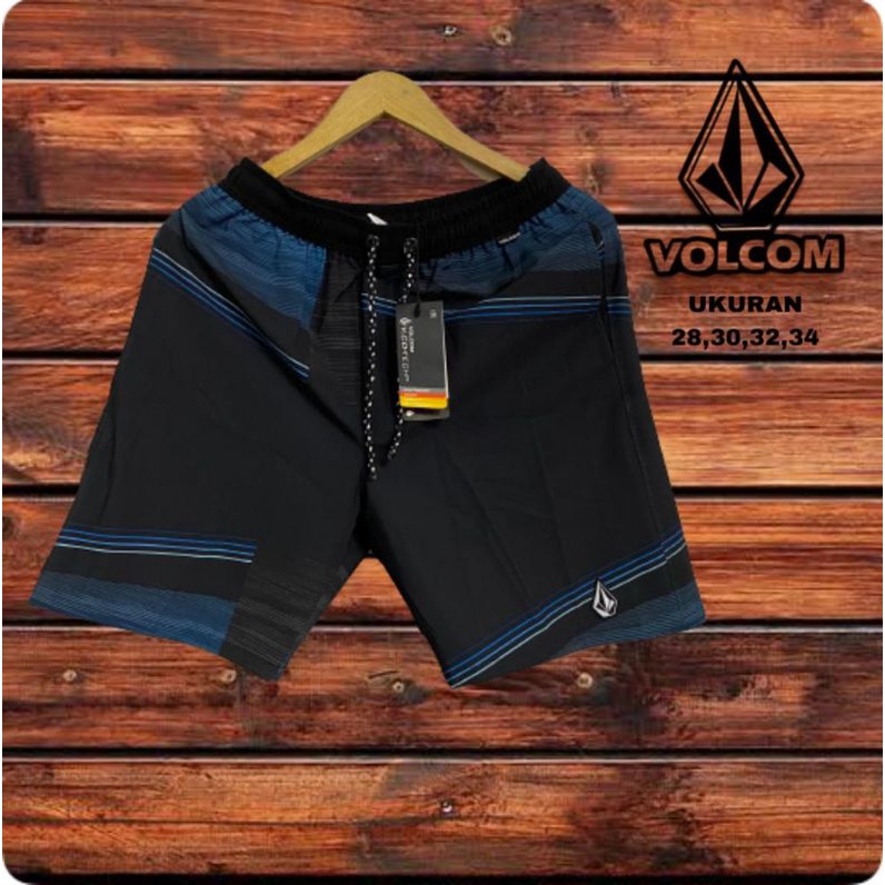Jual Boardshort Celana Pendek Surf Cowok Pria VOLCOM Olahraga Casual Pantai Renang Hight Quality ...