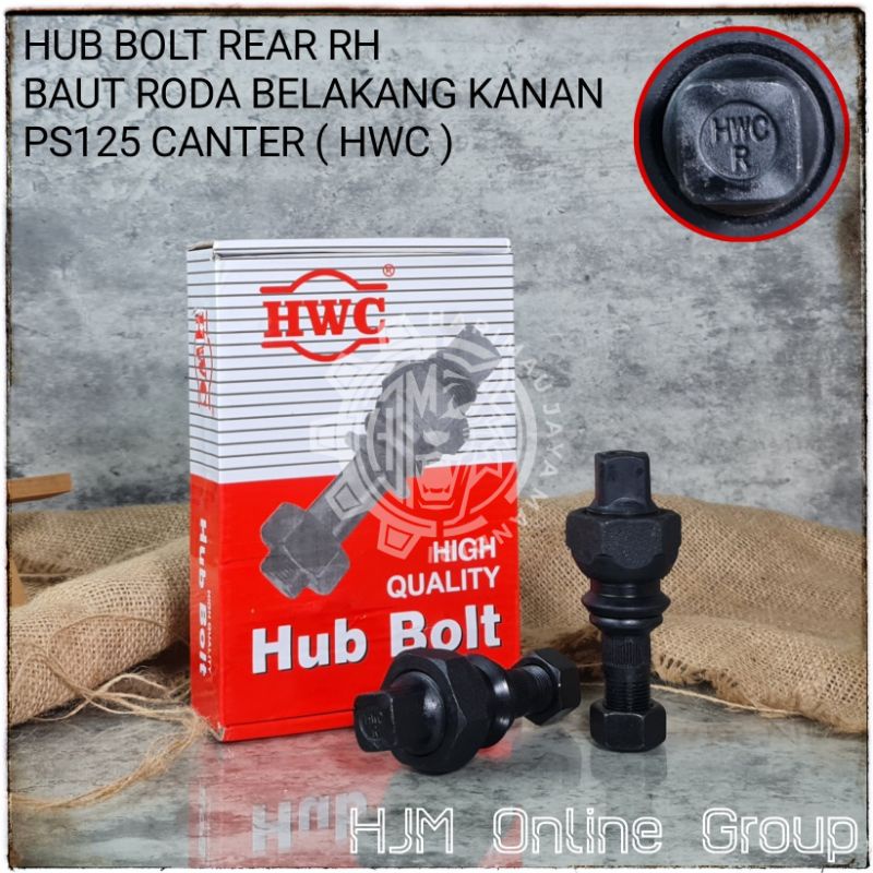 Jual HUB BOLT REAR - BAUT RODA BELAKANG KANAN KIRI PS125 CANTER PS135 ...