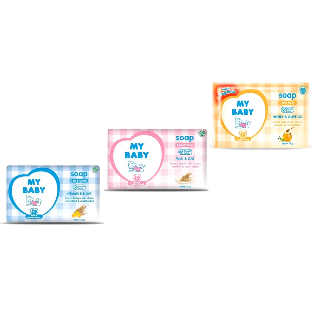 Jual ARJUNA MY BABY SOAP SABUN BATANG 60g Sweet floral healty protect ...