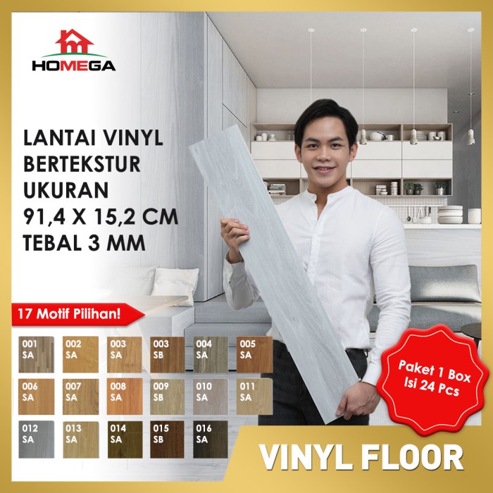 Jual Lantai Homega Vinyl Lantai Pvc Paket 1 Box (Harga Termasuk Ongkir) Isi 24 Pcs | Shopee ...