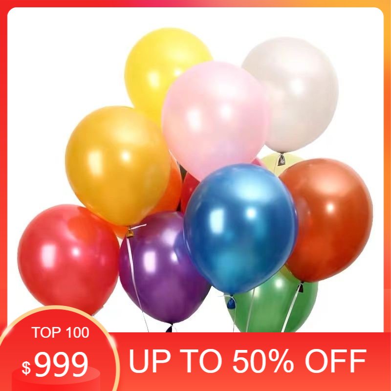 Jual Balon Warna Warni/Balon Tiup/Balon Ulang Tahun | Shopee Indonesia