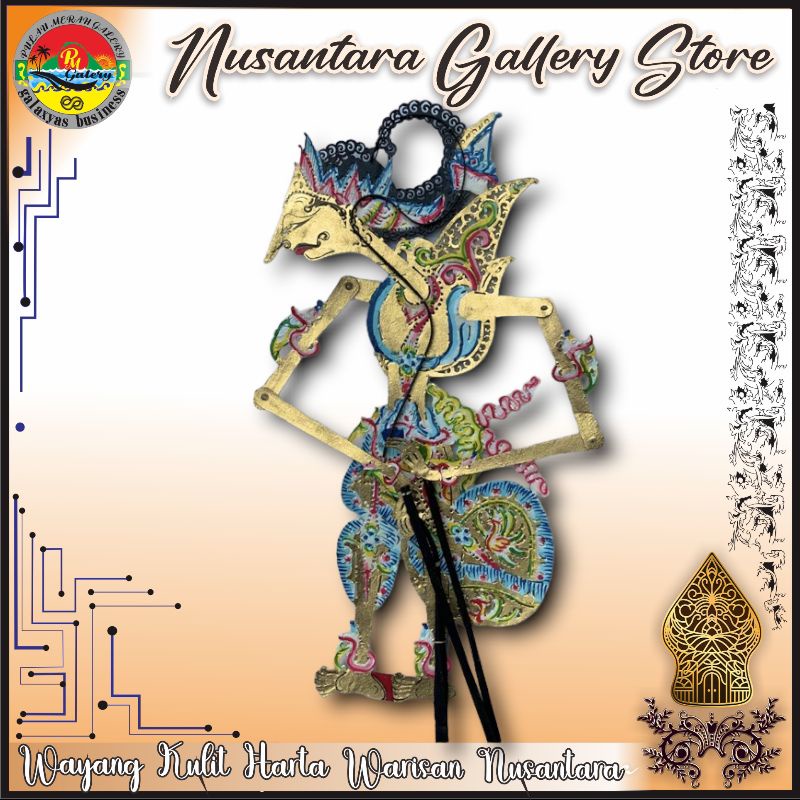 Jual Wayang Kulit Sapi Asli Eka Laya Ukuran Kidangan | Shopee Indonesia