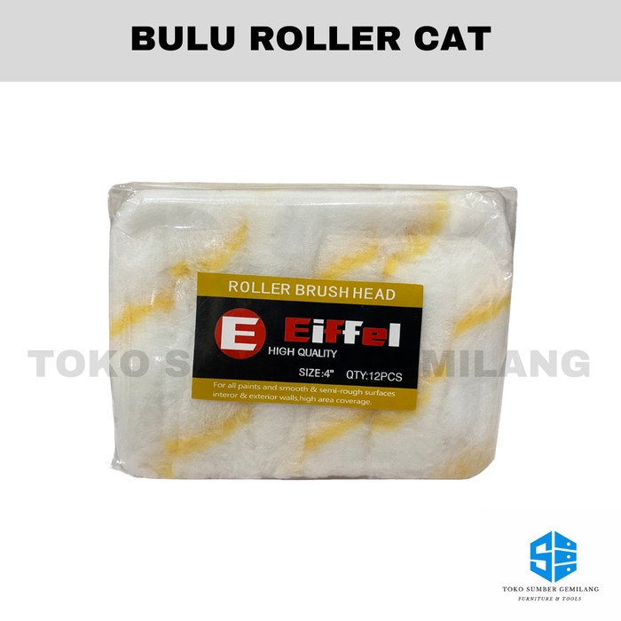 Jual Bulu Roll Cat Tembok / Bulu Roll Cat Minyak / Isi Bulu Roll 4 Inch ...