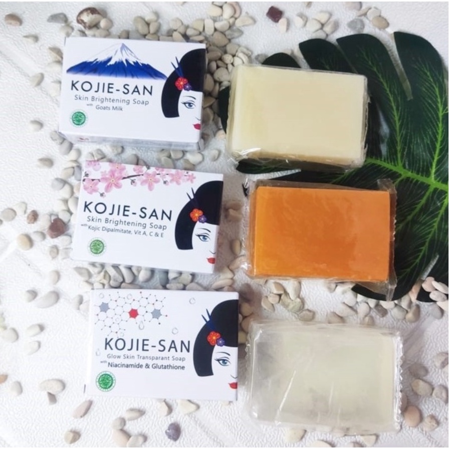 Jual Kojie San Skin Brightening Soap - Kojic & Goats Milk & Glutathione ...